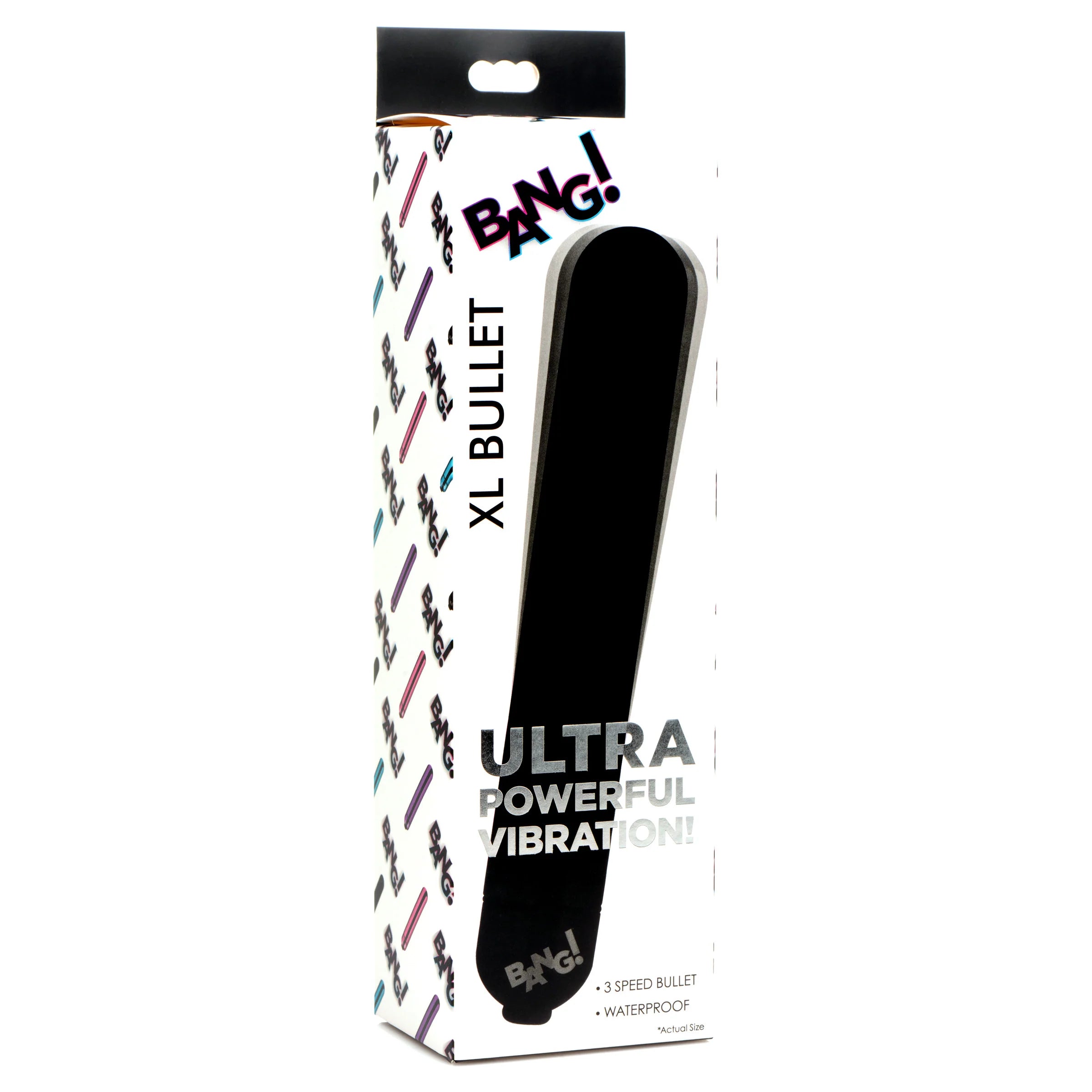 XR Brands | BANG! 3-Speed XL Vibrating Metallic Bullet - Black ...