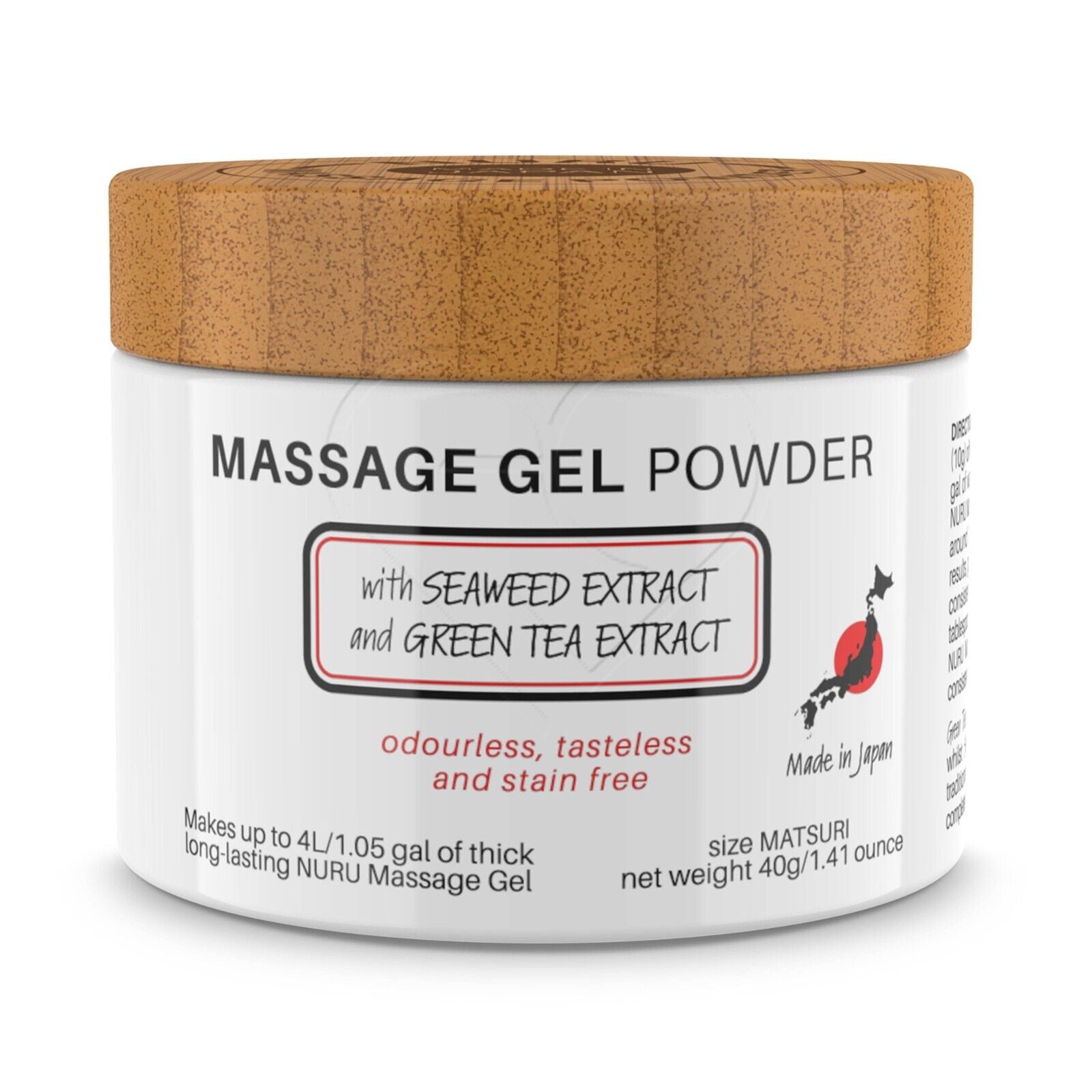 Eroticgel | Nuru Massage Powder Made in Japan 40g - Makes 4 Litres ...